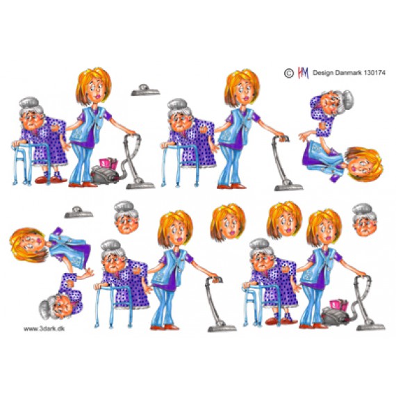 3D ark Sosu assistent dame